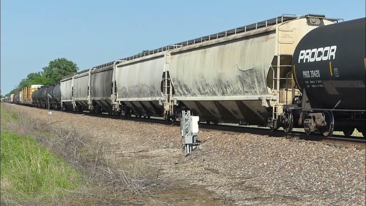 BNSF mixed east GE 6942 lead 1 DPU - YouTube