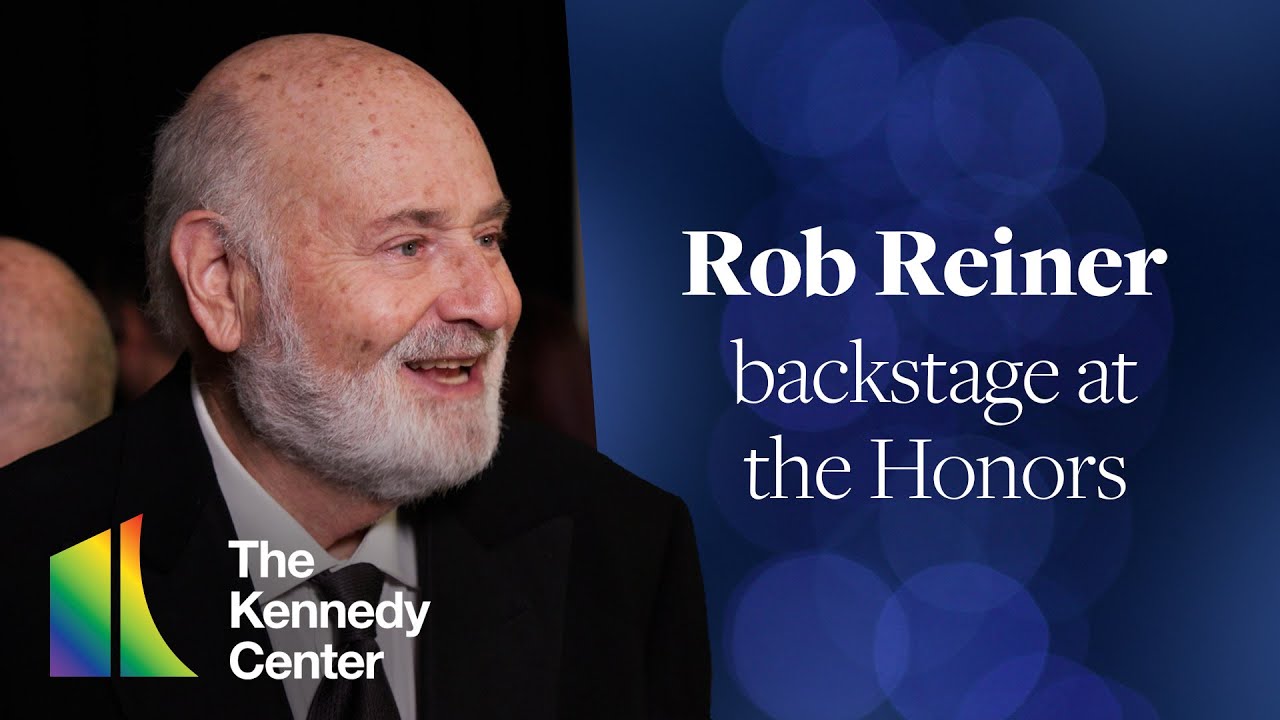 Rob Reiner backstage at the 46th Kennedy Center Honors (2023) - YouTube