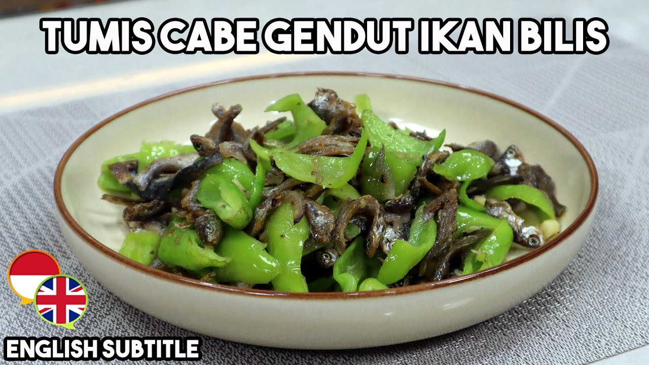 Tumis Cabe Gendut Ikan Bilis - YouTube