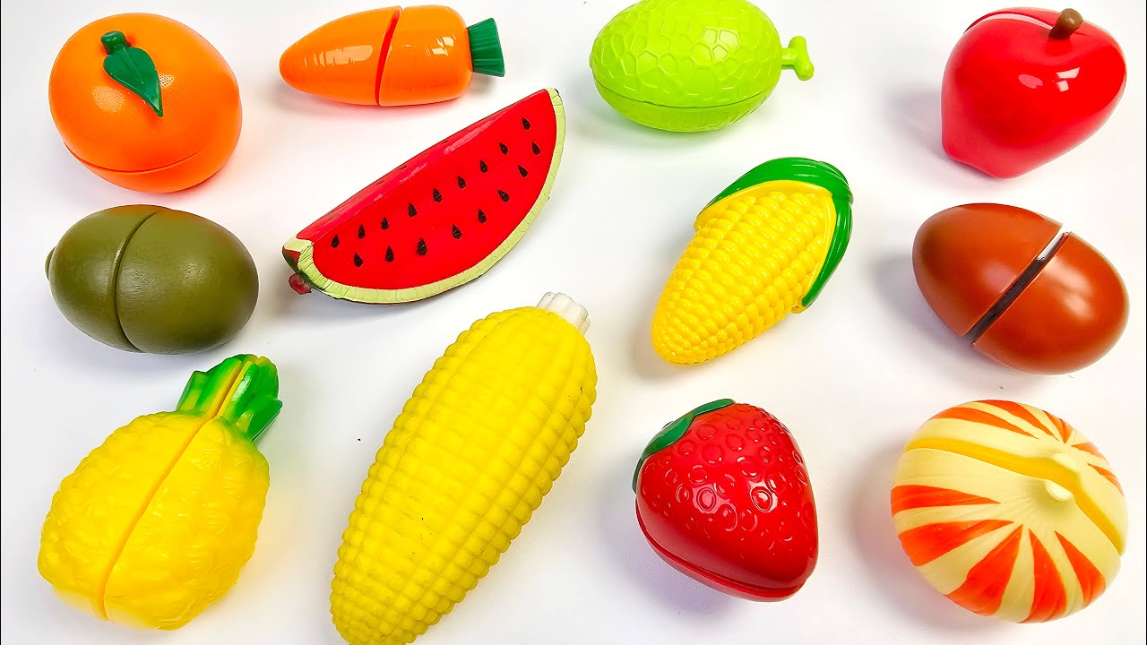 Oddly Satisfying Video-How to Cutting New Wooden Fruits and Vegetables ...