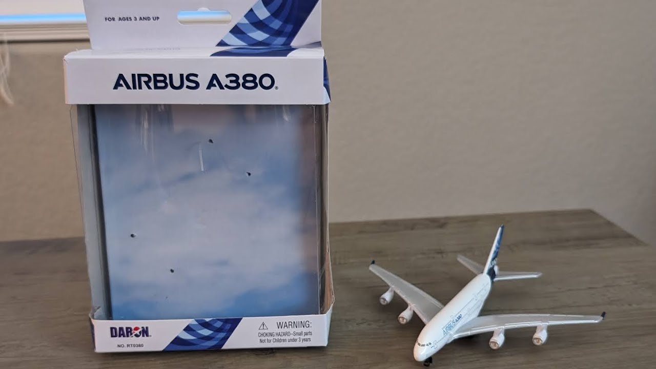 Unboxing and Reviewing Daron Realtoy A380 House Livery - YouTube