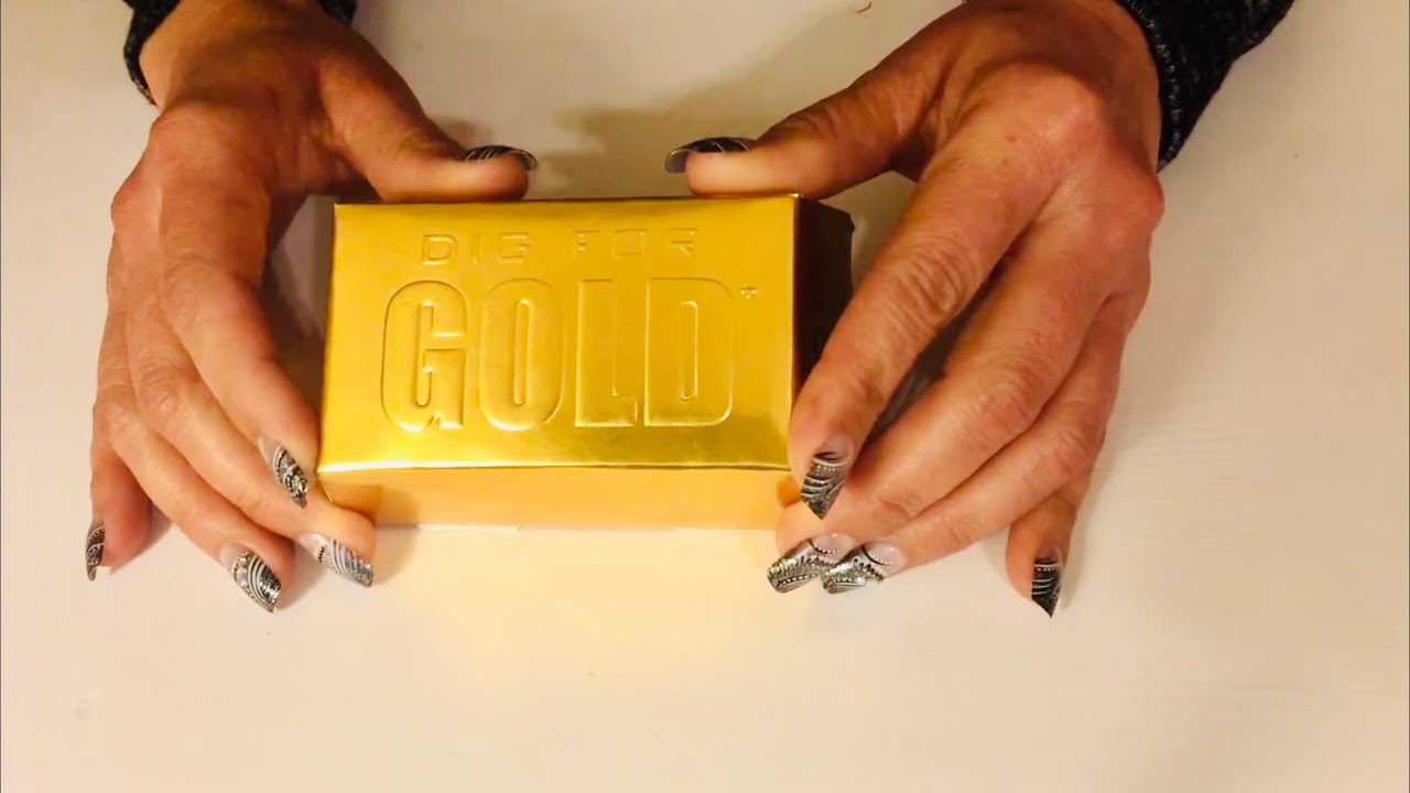 ASMR DIG FOR GOLD! PYRITE! Hand Movements, Satisfying Videos, visuals.💙 ...