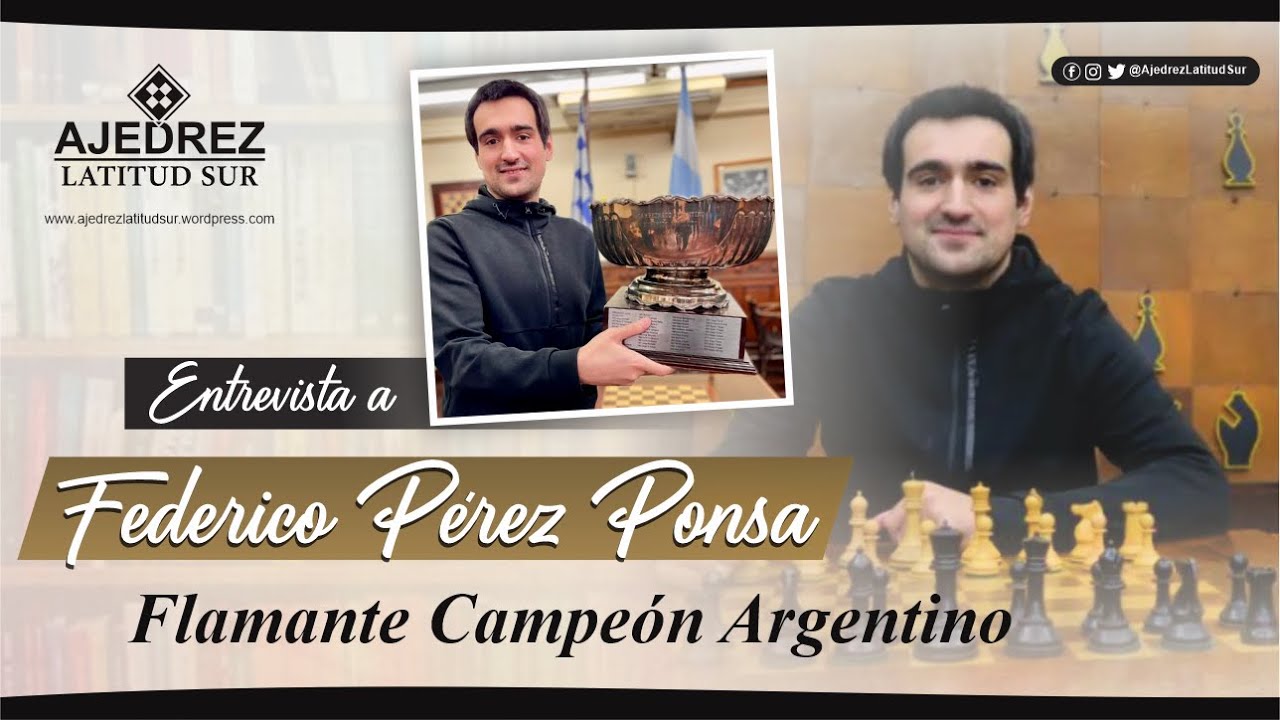 Entrevista al nuevo Campeón argentino Federico Pérez Ponsa - YouTube