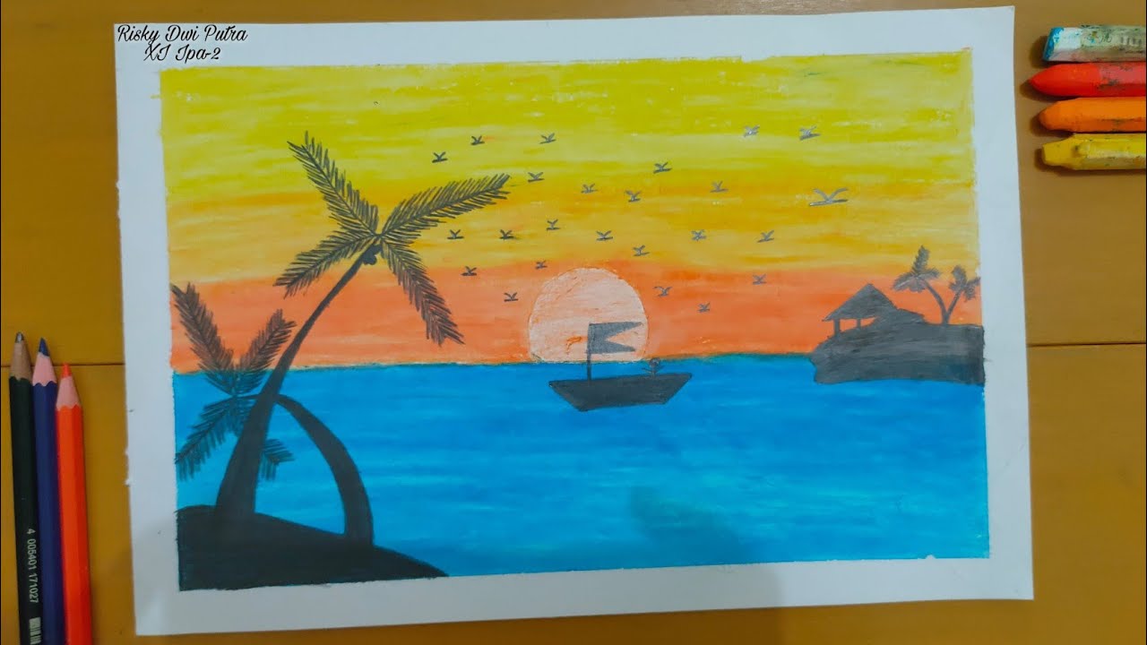 KARYA SENI RUPA 2 DIMENSI 🎨 - YouTube