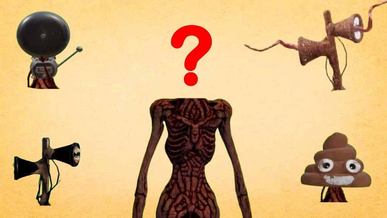 Wrong Heads ??? Siren Head Ring Bell Siren Head Demon Siren Head Roblox ...