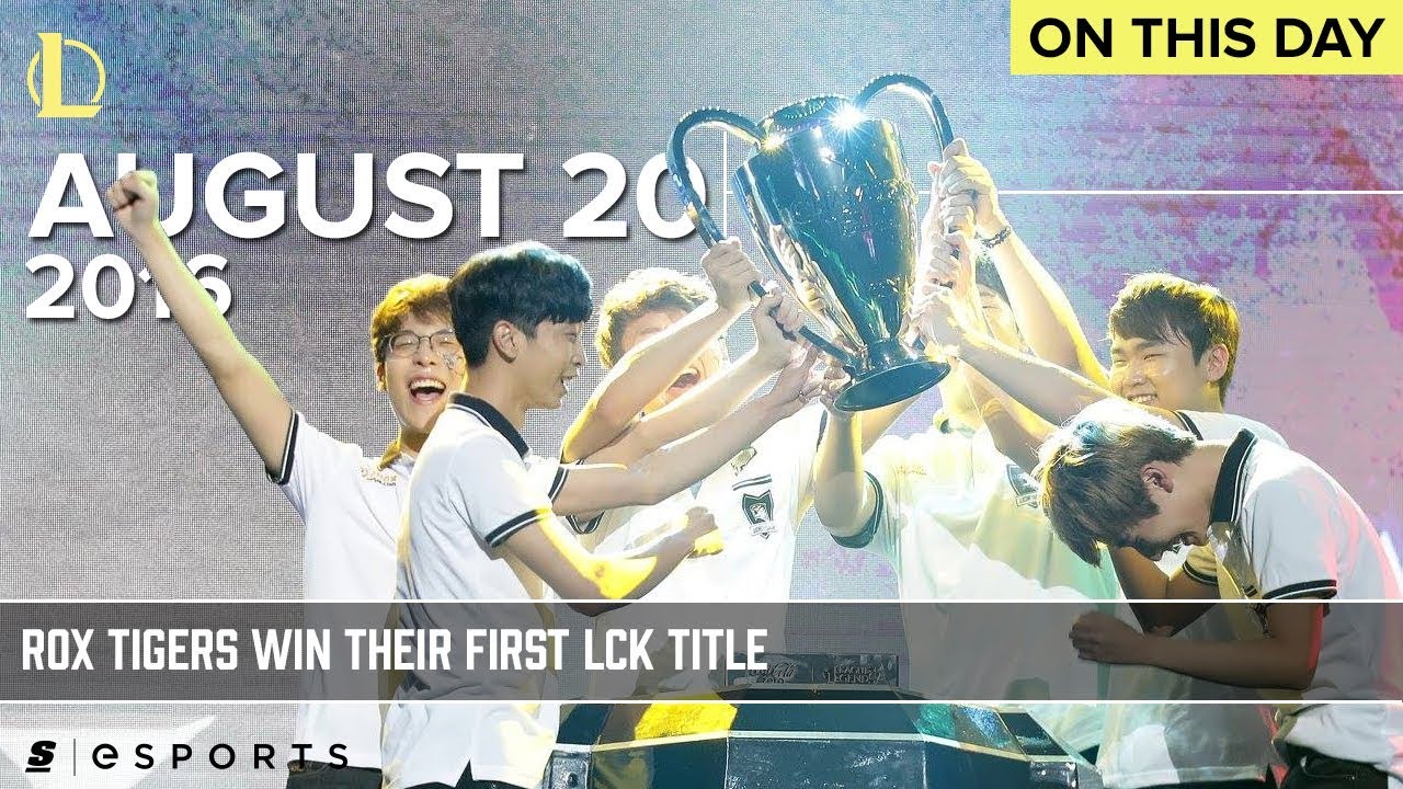 The day ROX Tigers won their first ever LCK title - YouTube