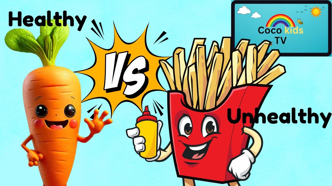 Healthy and Unhealthy food for kids | Making Healthy Food Choices ...