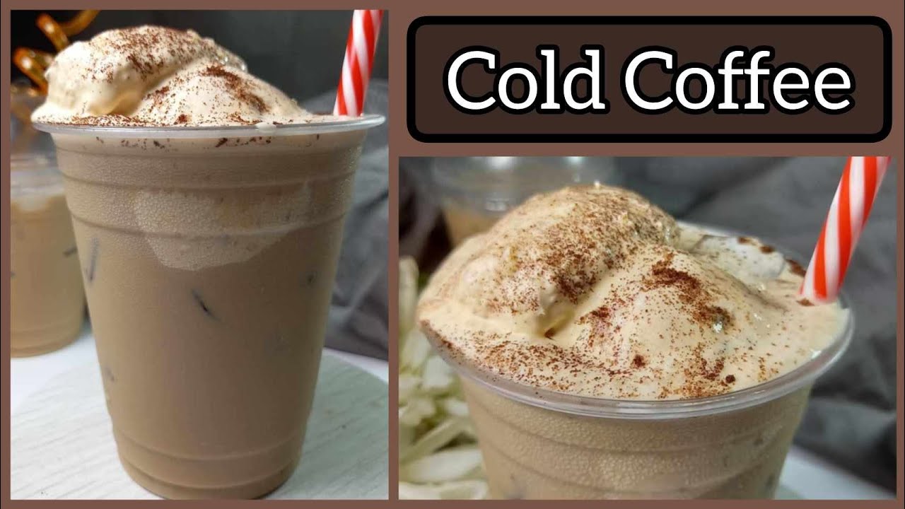 Cold Coffee Recipe || Iced coffee Recipe || Coffee Shop Style || Café ...