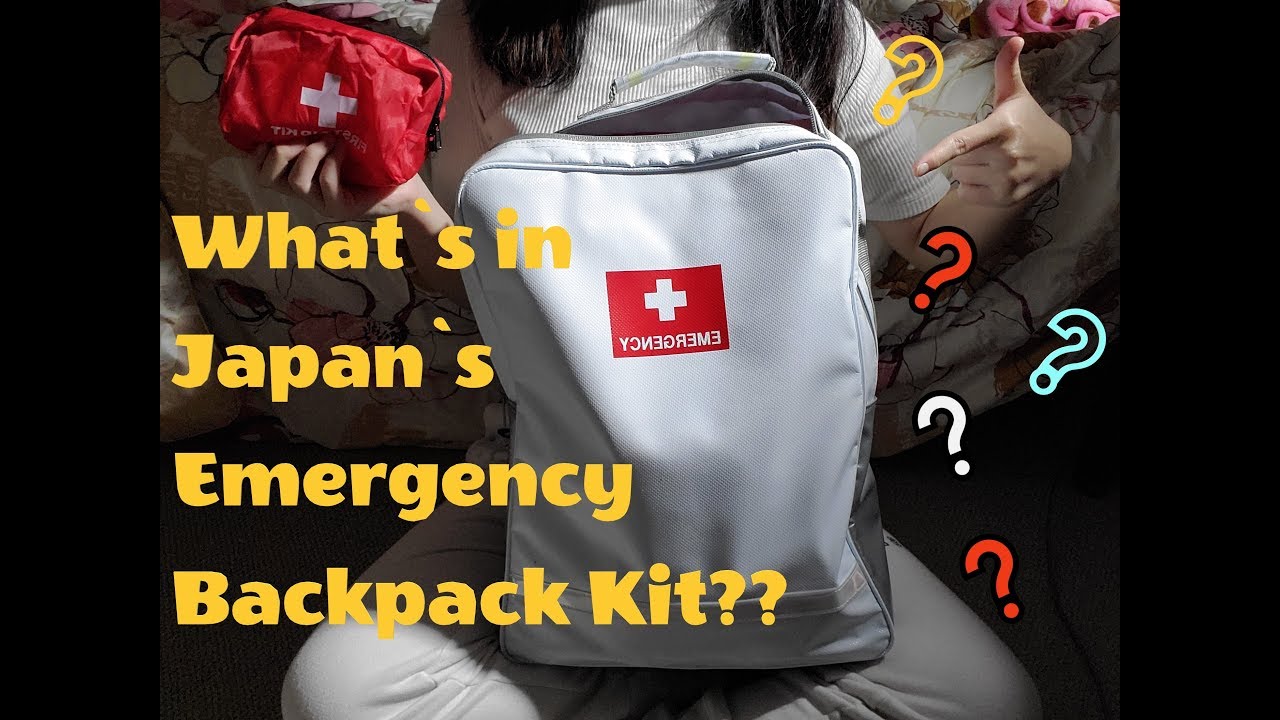 [English ASMR😴]What`s in Japan`s Emergency Backpack kit??🤔 - YouTube