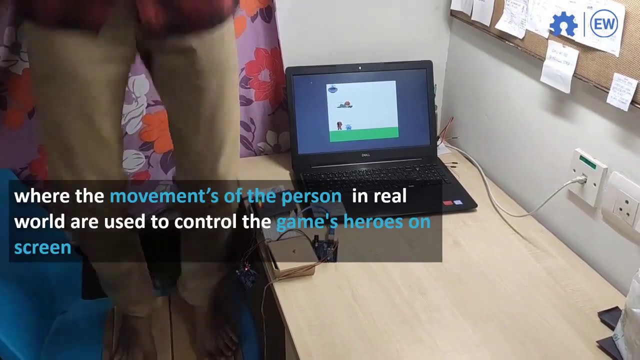 An Interactive gaming experience| Arduino game | ElectronicWings - YouTube