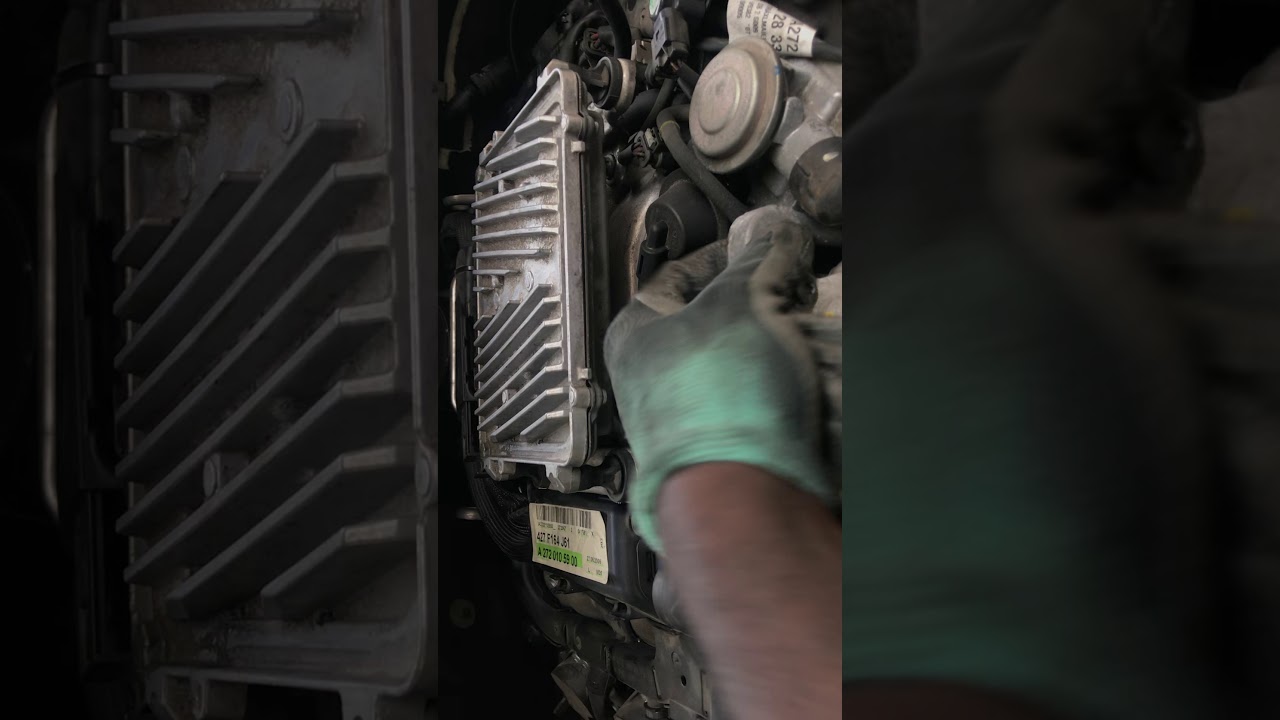 Mercedes engine removal and tips. - YouTube