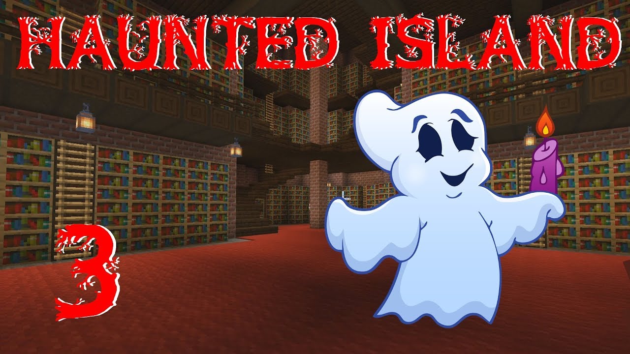 Haunted Island | Minecraft Adventure Map | Haunted Library! - YouTube