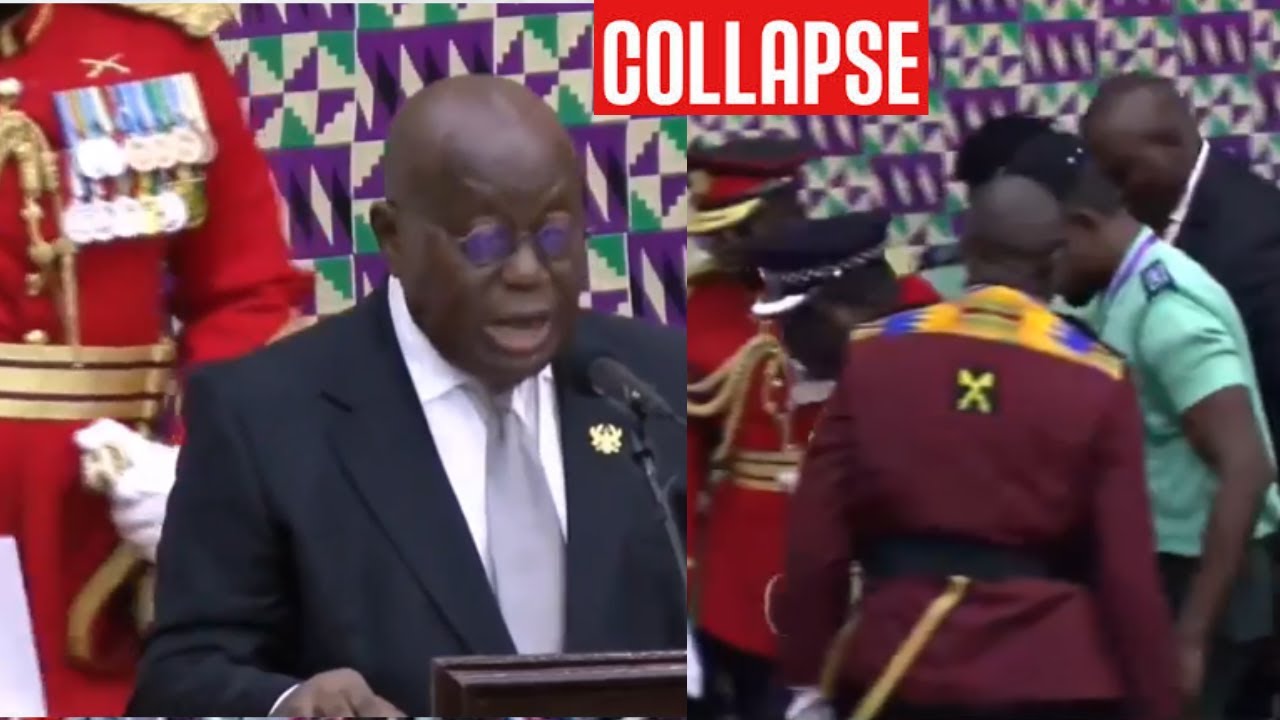 Ooh What A SHOCK! Nana Addo's BODYGUARD ''COLLAPSES'' In Parliament...# ...