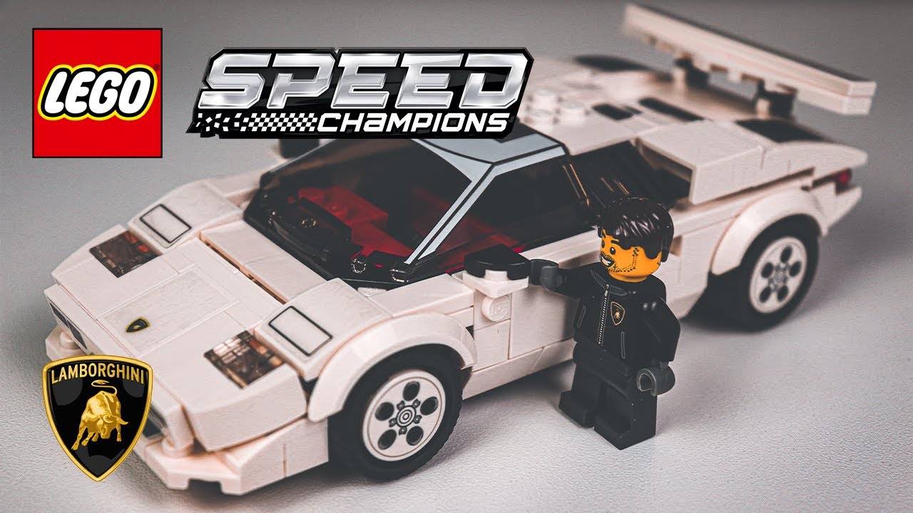 LEGO Speed Champions - Lamborghini Countach 76908 Speed Build (GIVEAWAY ...