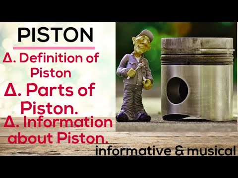 What is the work of piston in engine. definition/parts of piston ...