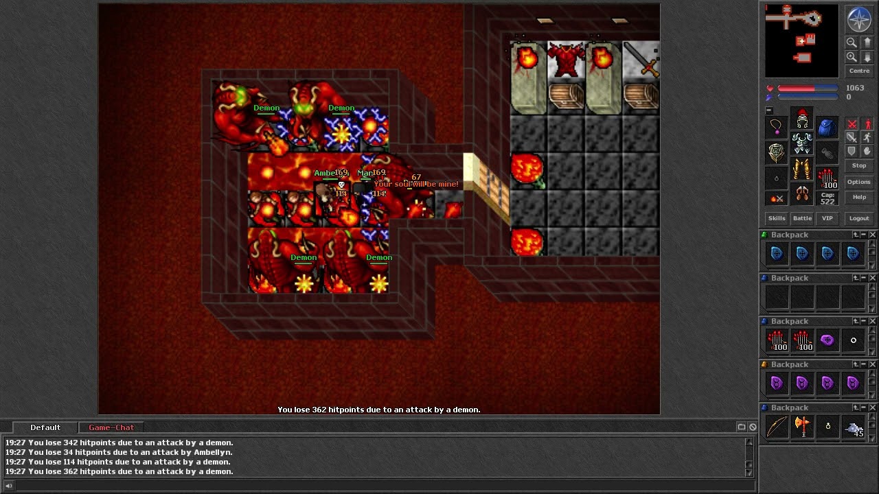 Tibia [7.4] Annihilator Azura, Tano, Hawek, Ambellyn and Manur - YouTube