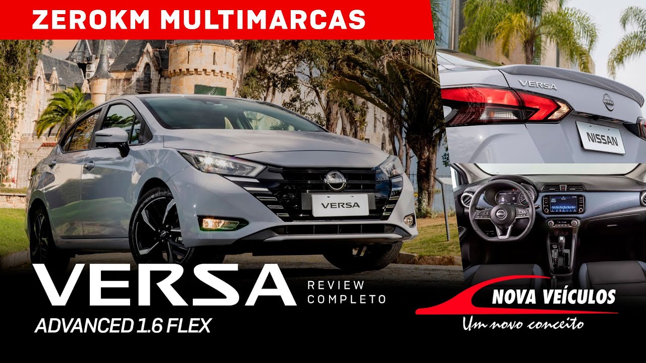Nissan Versa Advance 2024 - Review de ZeroKm Multimarcas - YouTube