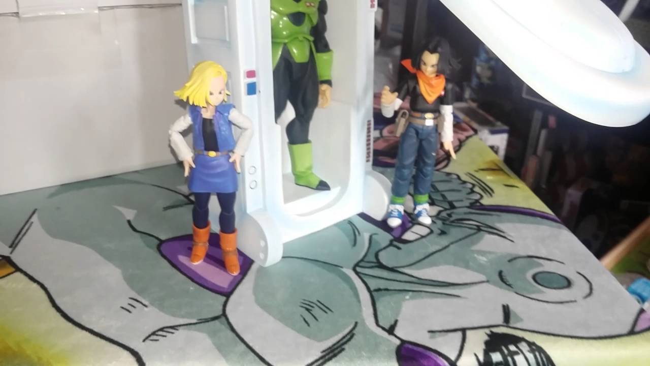 Dragon Ball Z sh figuarts, Jacksdo Android pod capsule 16 17 18 - YouTube