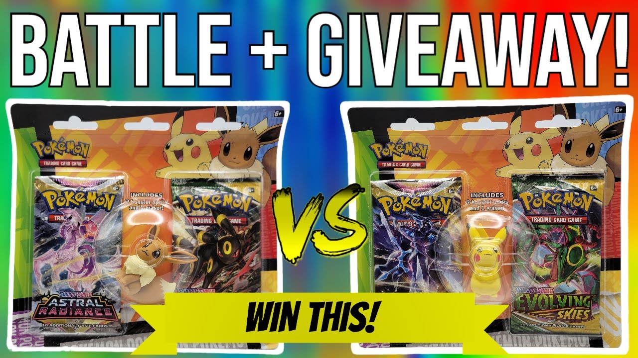 Pokemon Back To School Eraser Blister Battle + GIVEAWAY (CLOSED)! - YouTube