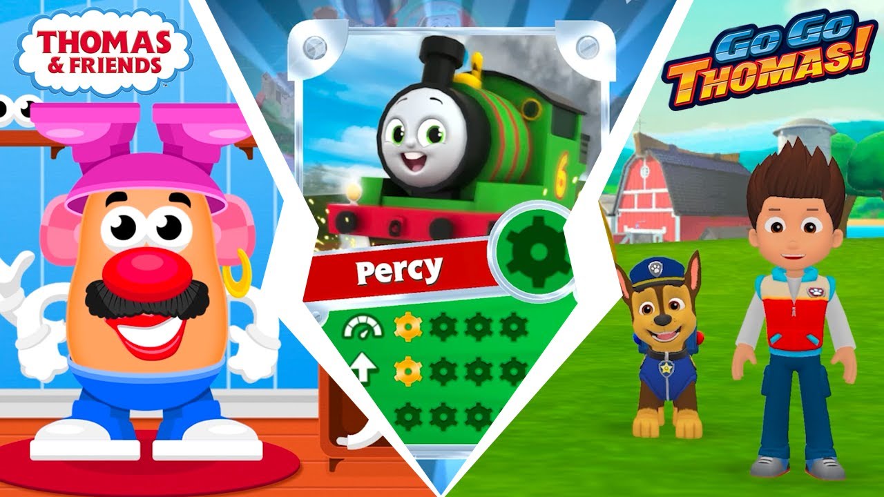 Thomas & Friends Go Go Thomas 🚂🥔👀🦴🐕 Percy 派西 | Playtime Mr. Potato Head ...