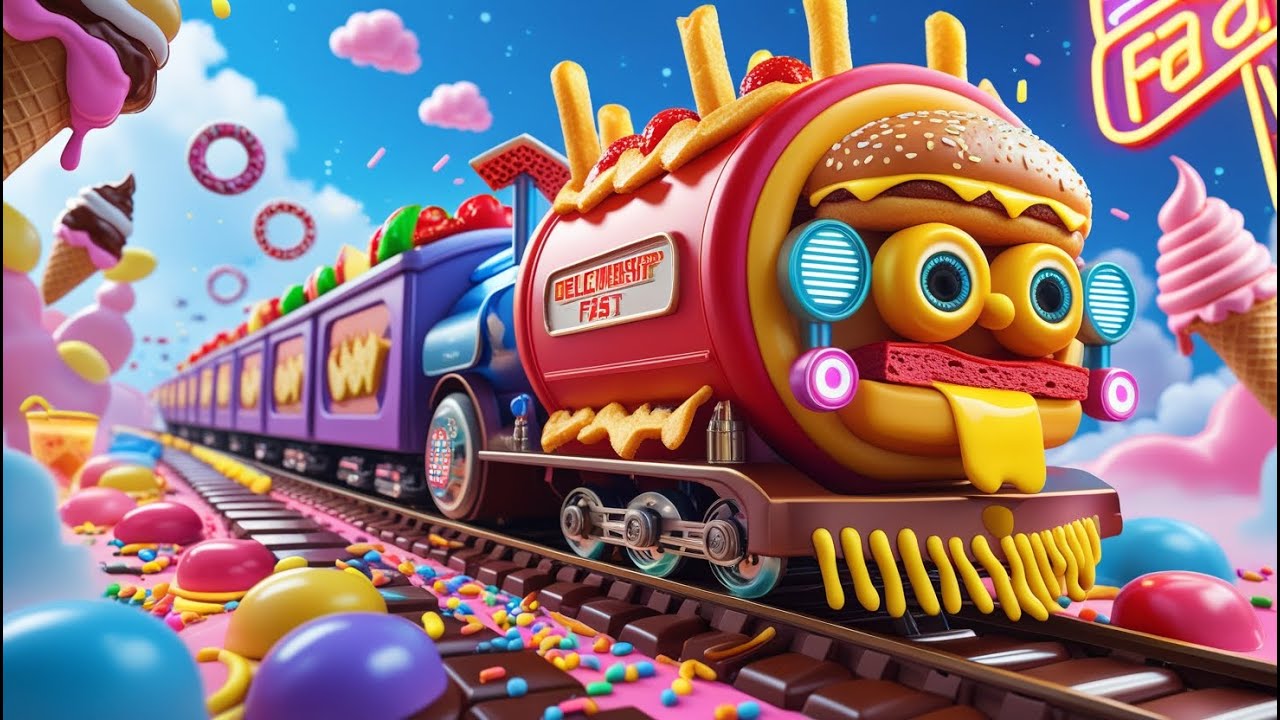 Deliciously Fast! 🚀🍕🚆 These Junk Food Trains Will Blow Your Mind ...