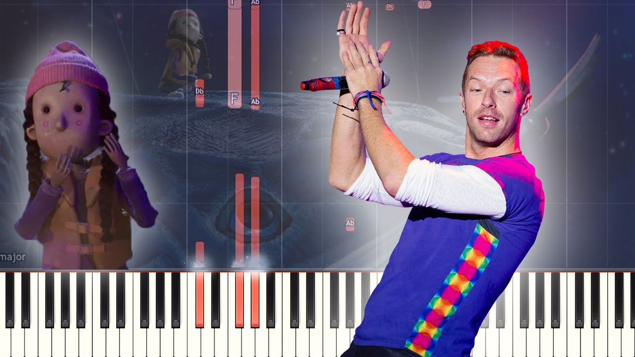 Coldplay - Daddy - EASY Piano Tutorial + Sheet Music (Everyday Life ...