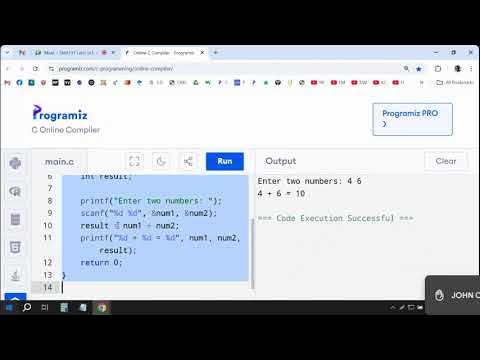 SMA 191 - C PROGRAMMING ONLINE SESSION I - YouTube
