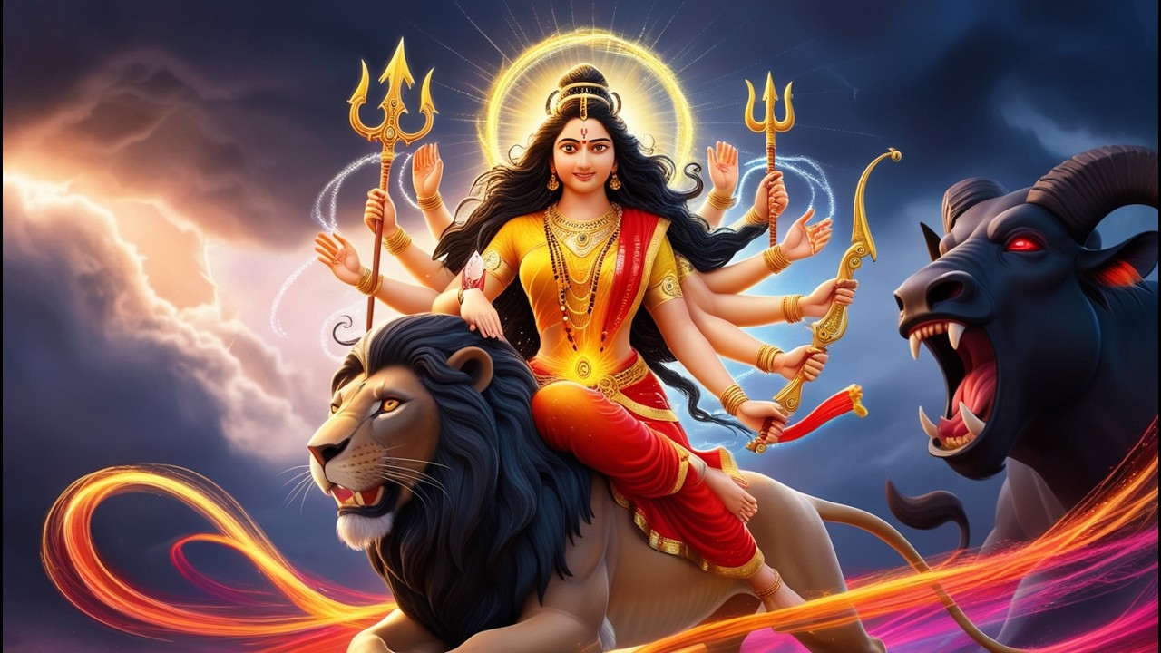 Navratri Story For Kids In Hindi | Dussehra Story | Goddess Durga and ...