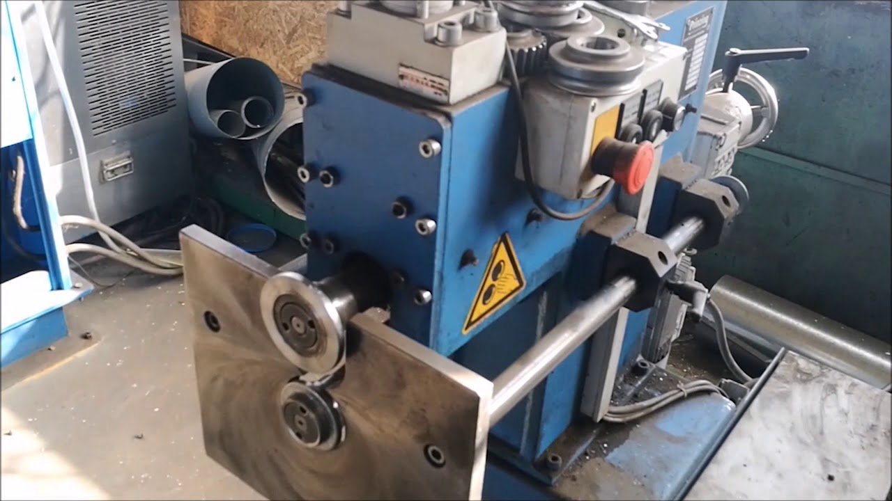 SPIRO SME 63 edge forming Machine (2007) - YouTube