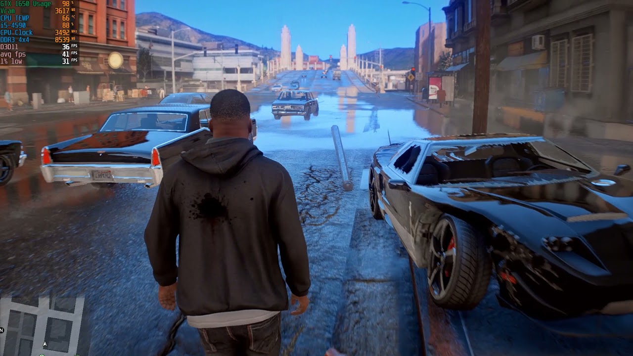 GTA 5 - Realistic Graphic World Can My GTX 1650 Run It ? - YouTube