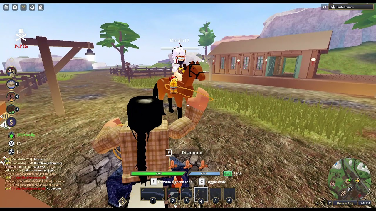 Playing the Roblox version of Red Dead Redemption!!!! - YouTube