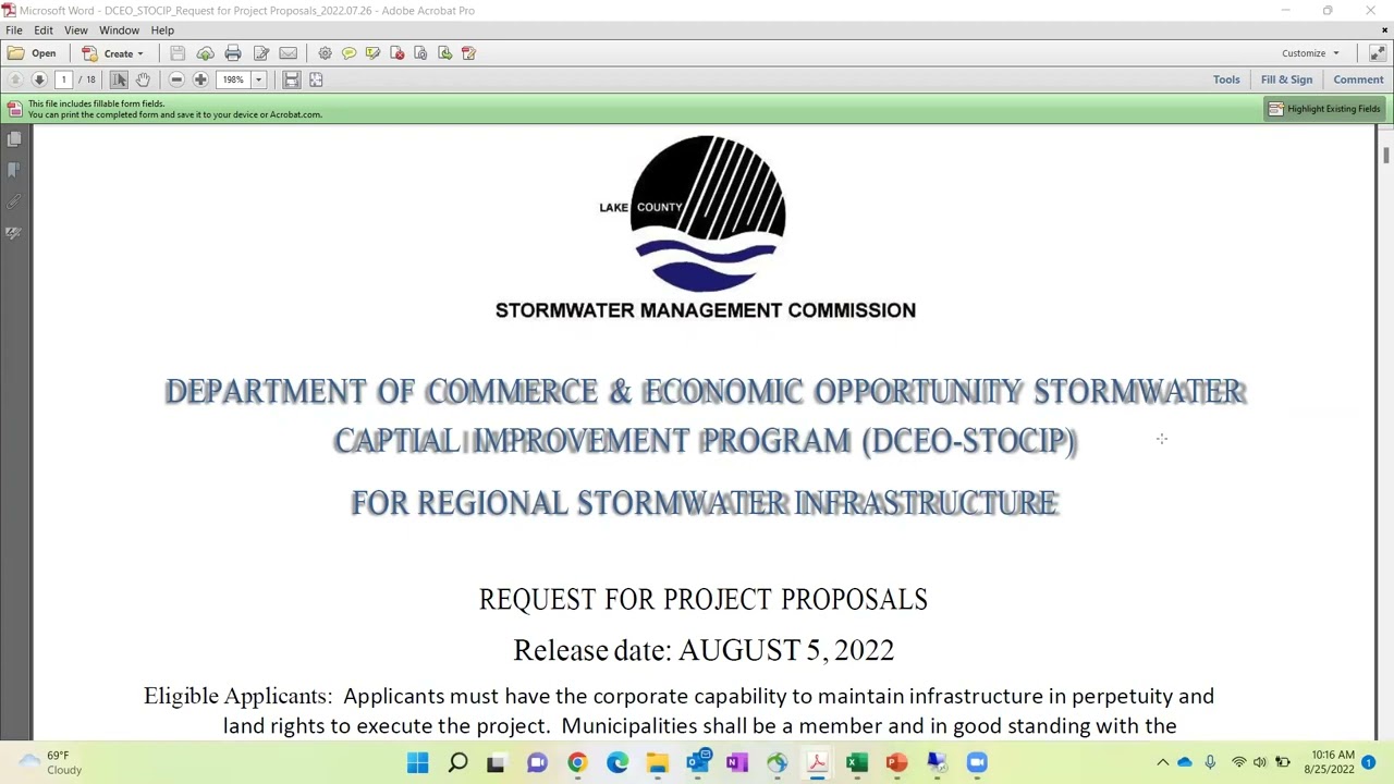 INFLOW & FY2023 DCEO RFP - YouTube