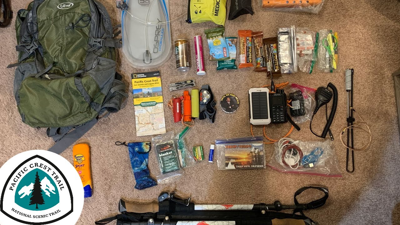 What I Take on PCT Section Hikes - YouTube