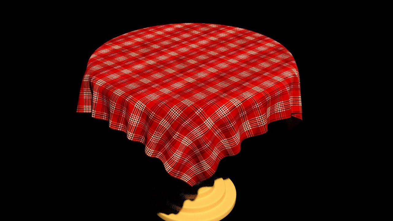 Table Cloth Simulation | Animation of Table Cloth - YouTube