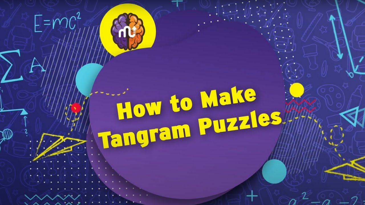 How to Make Tangram Puzzles - 15 Tangram Shapes to Play! - YouTube