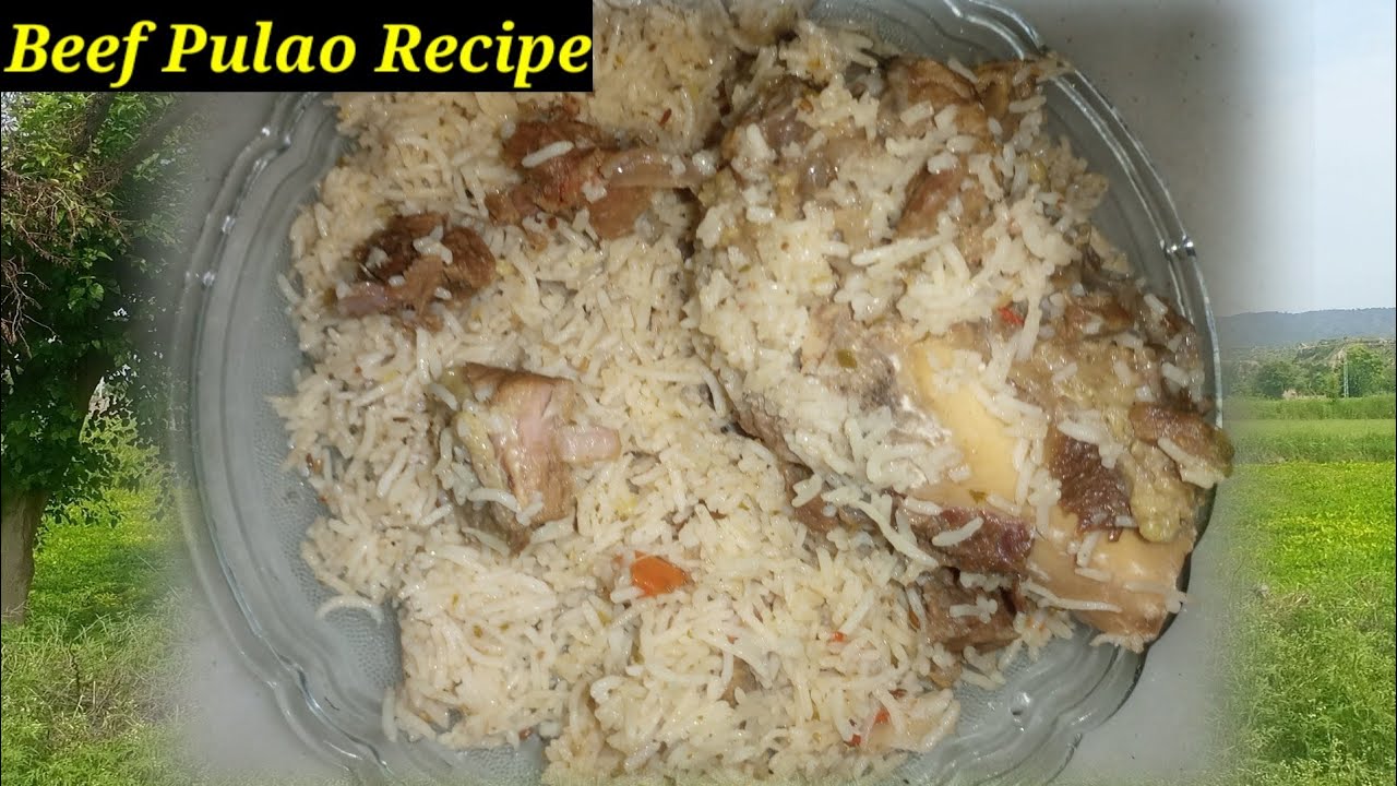 Beef pulao recipe pakistani | Authentic beef pulao recipe | Arabic beef ...