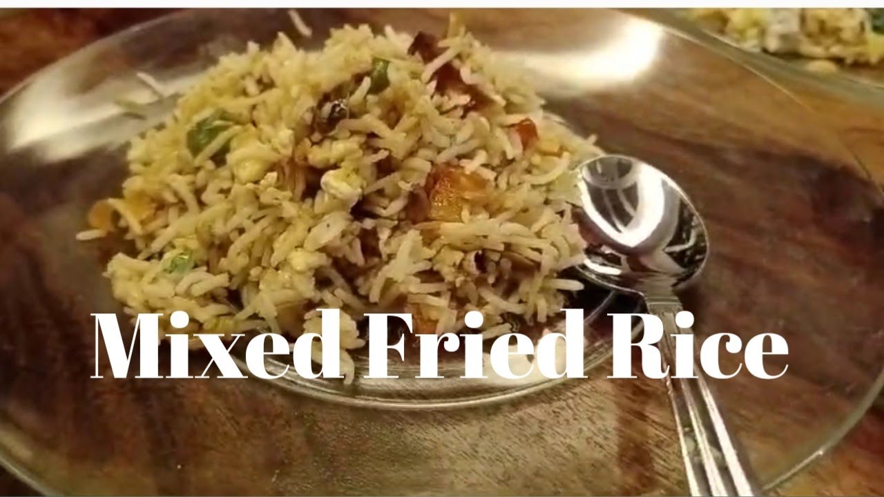 Mixed Fried Rice | Egg Fried Rice | Mixed Fried Rice Recipe | Street ...
