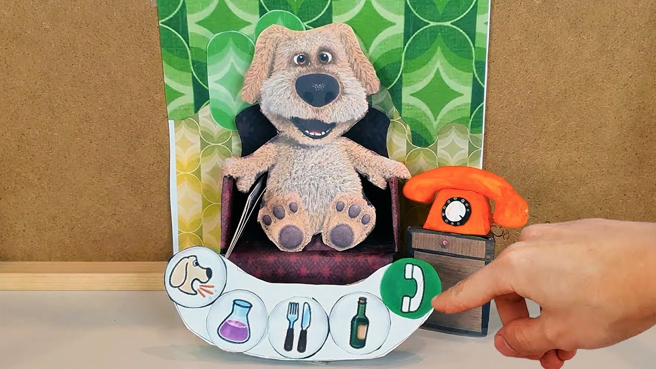 How to Make My Talking Ben part 2 - Cardboard Game DIY - YouTube