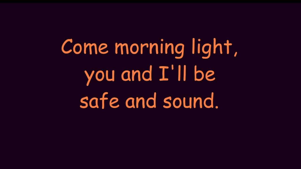 Safe & Sound (by Taylor Swift) - Voice 2 with lyrics - Choir Practice ...