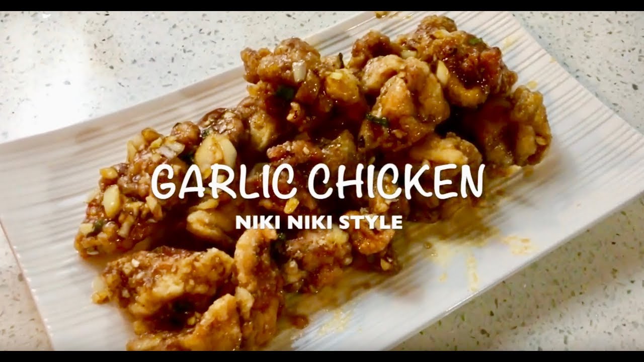 "GARLIC CHICKEN" niki's style - YouTube