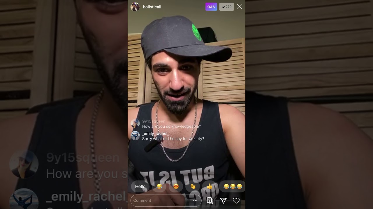 @holisticali (Holistic Ali) answers health related questions on ...