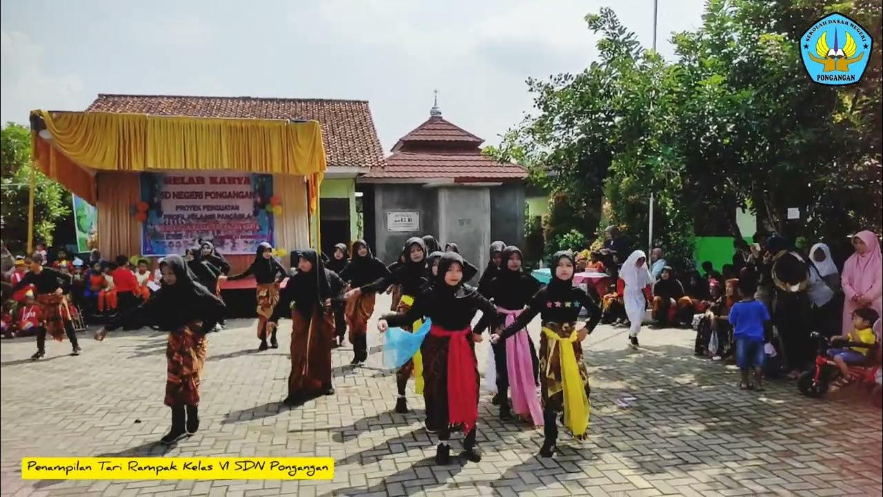 Penampilan Tari Rampak Siswa Kelas VI SDN Pongangan - YouTube