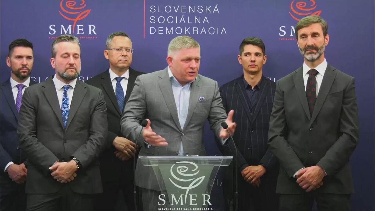 Tlačová beseda strany SMER - SSD na tému: Aktuálne politické otázky po zasadnutí vedenia strany ...