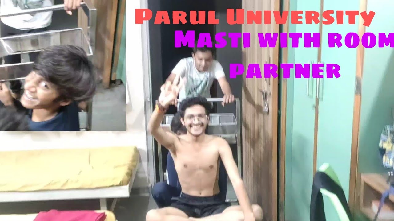 Masti with room partner | Parul University hostel | Vadodara - YouTube