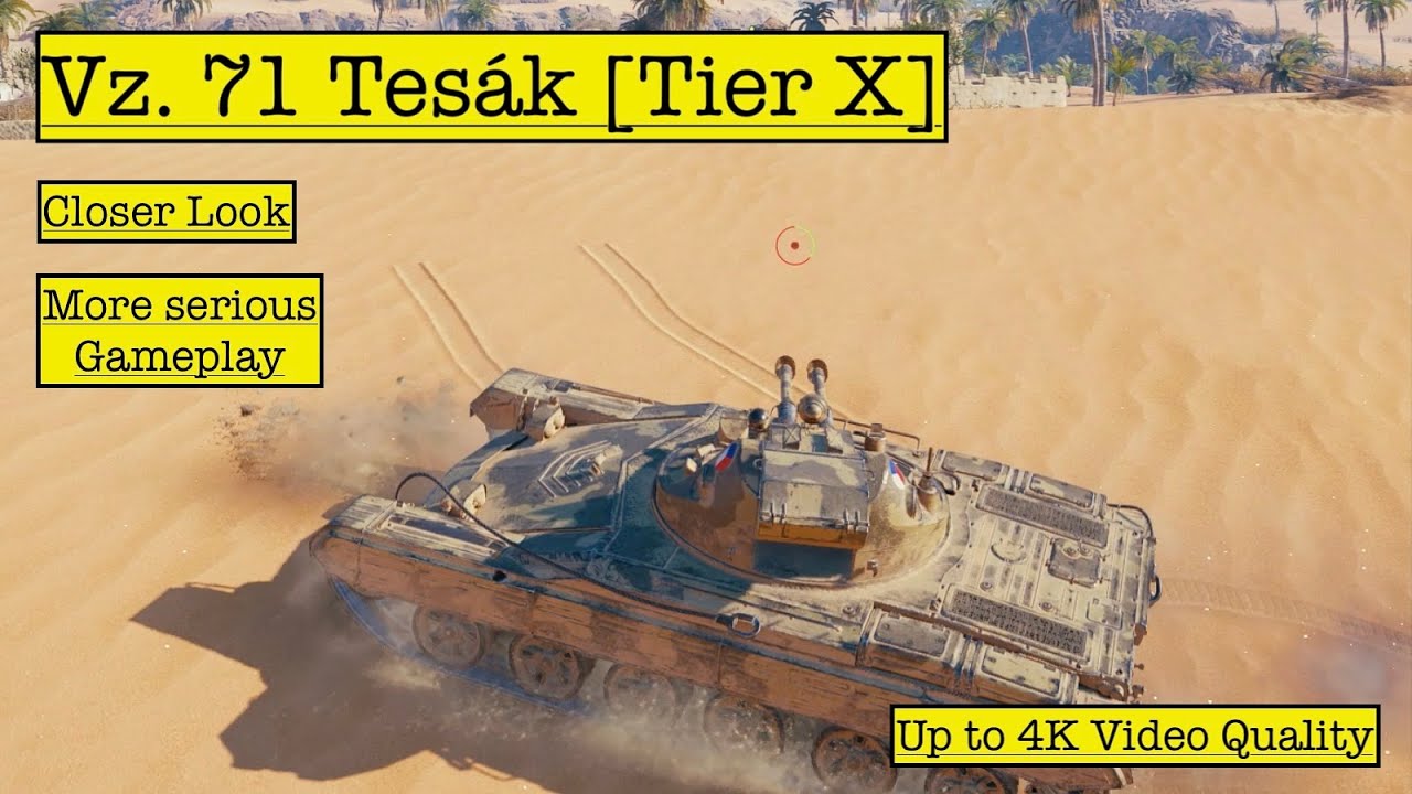 Vz. 71 Tesák, [Tier X] Closer Look, Update 1.26 Common Test 2 - YouTube
