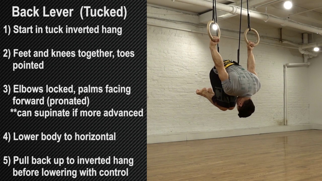 Ring Thing (Back Lever Tucked) - YouTube