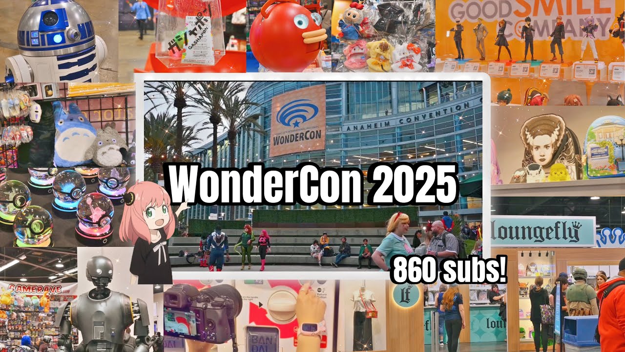 WonderCon 2025 Walkthrough | Exclusive Merch | Bandai | Anime figures ...