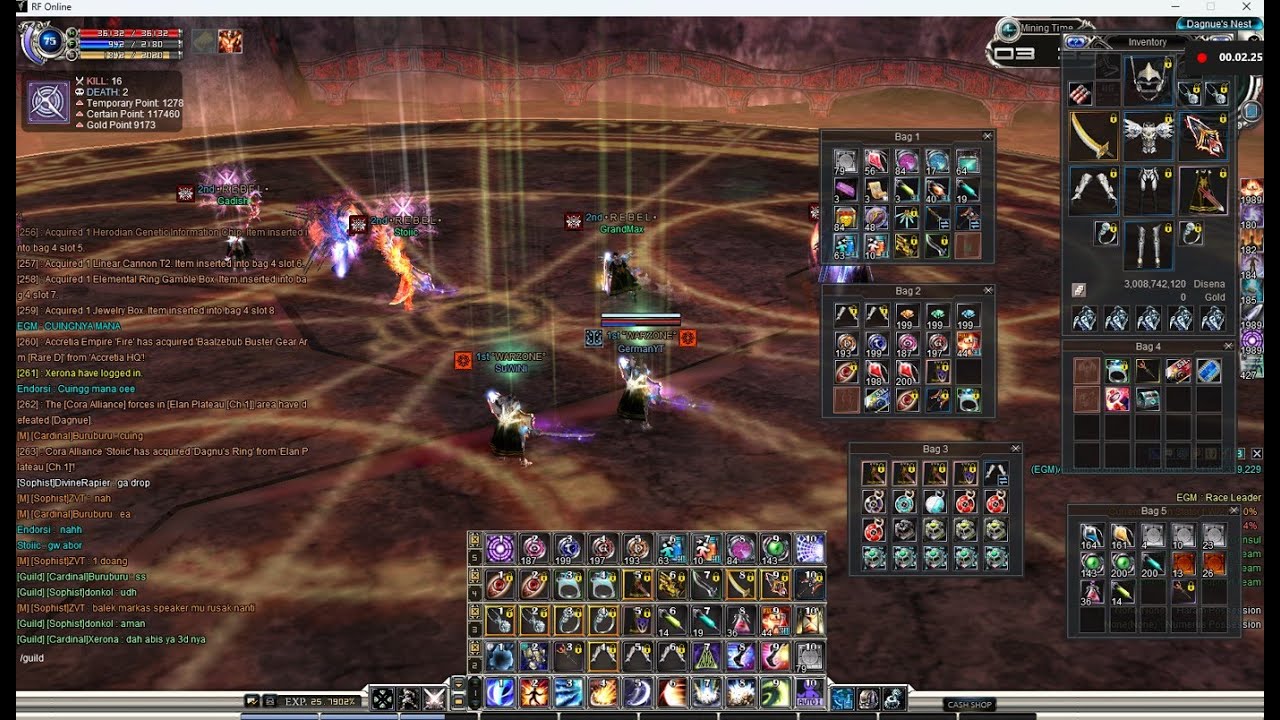 PERANG DENGAN ACCRETIA MEREBUTKAN PB 3D DI MAP ELAN RF ORIGIN SERVER ...