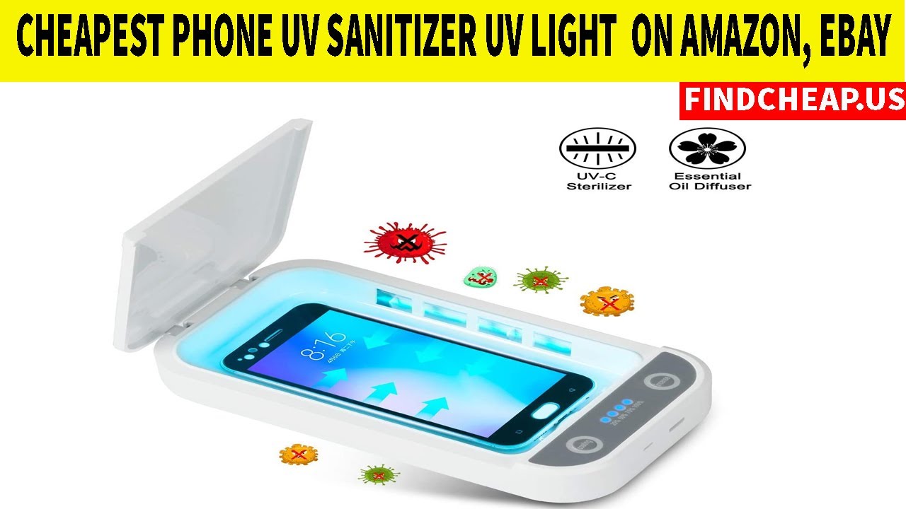 Cheapest Phone UV Sanitizer, Portable UV Light Cell Phone Sterilizer ...
