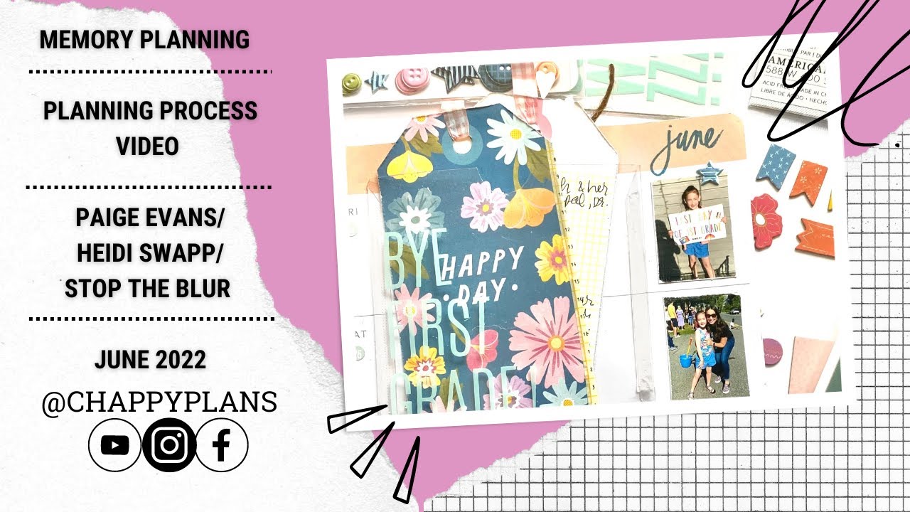 MEMORY PLANNING MONDAY :: PROCESS VIDEO :: STOP THE BLUR ...